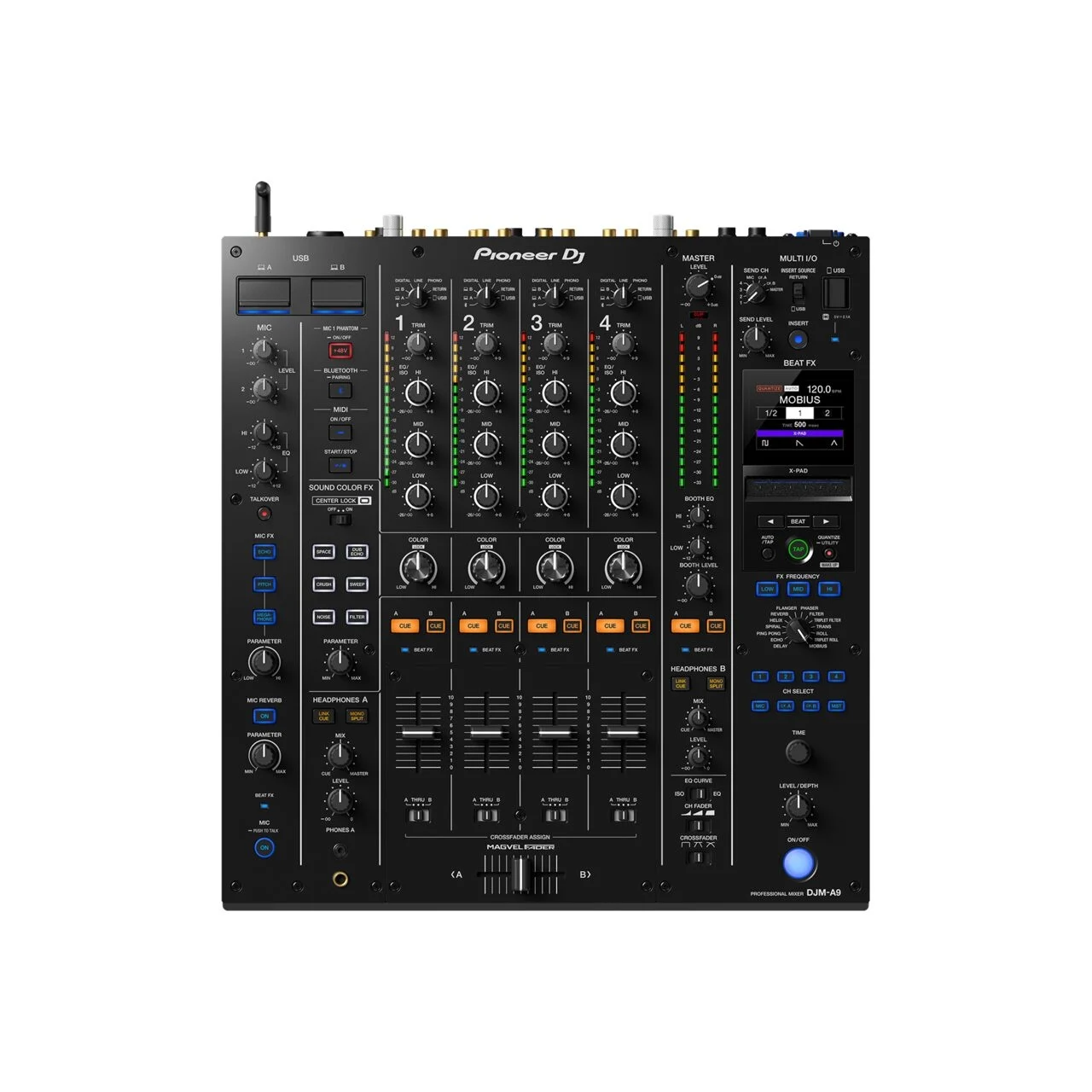 Pioneer DJM-A9 – Mixer Profesional cu 4 Canale pentru DJ - ConsMusic